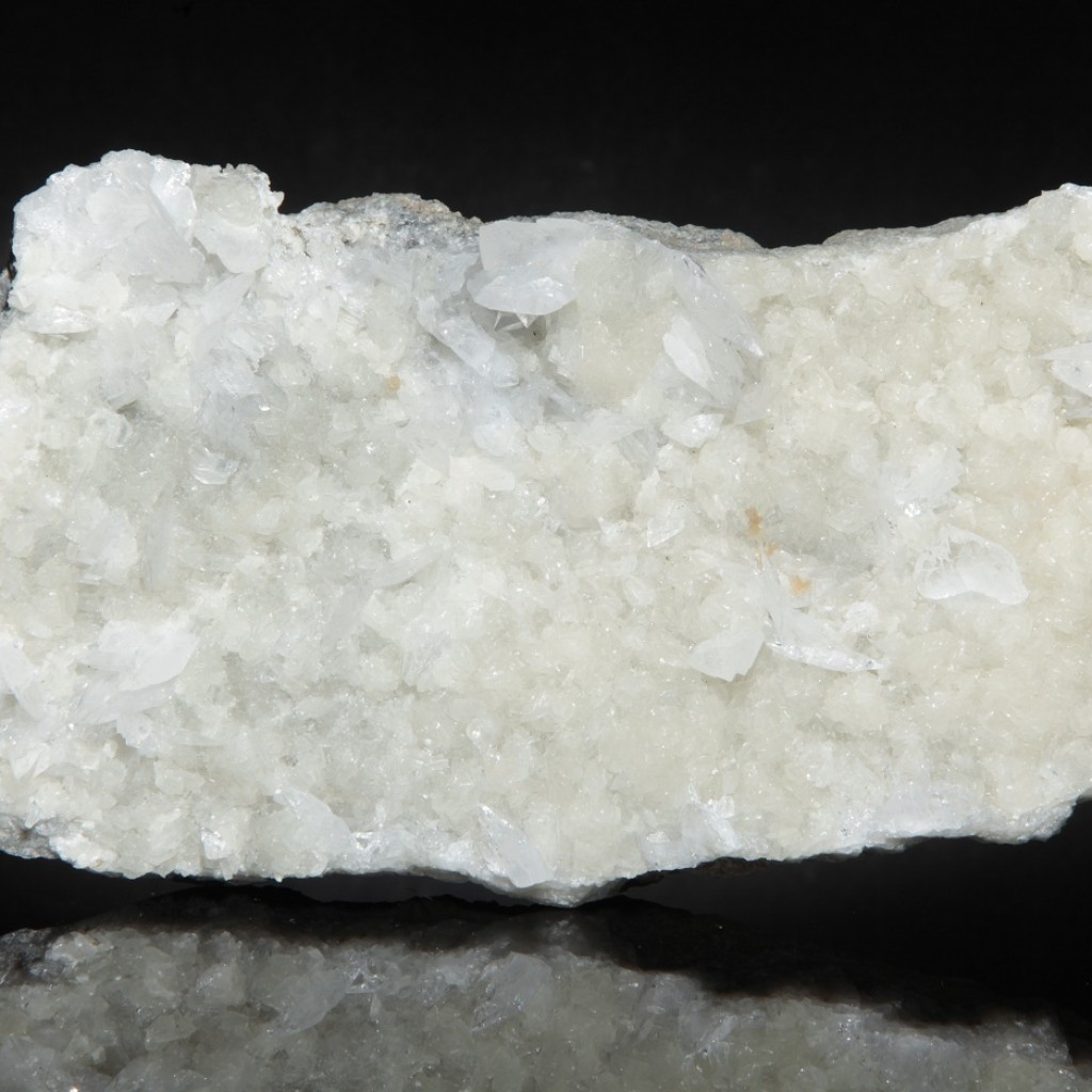 Calcite on Colemanite 7" x 3" x 1" - Celestial Earth Minerals