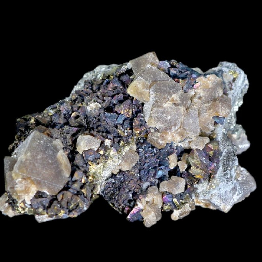 SIDERITE and CHALCOPYRITE 2" X 4" - Celestial Earth Minerals