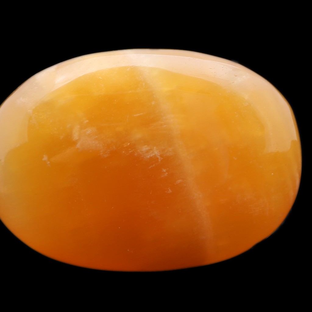 Orange Calcite Palm stone Specimen - Celestial Earth Minerals